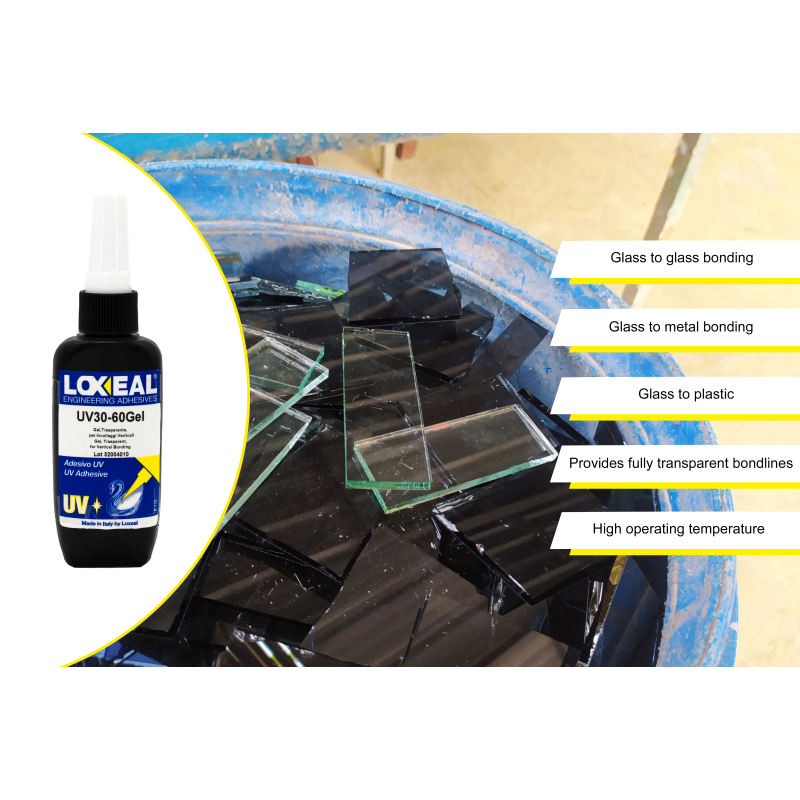 Loxeal 30-60 - Glass bonding UV gel.